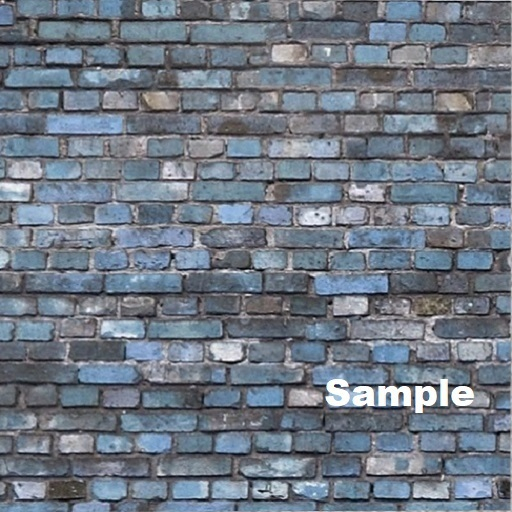 Second Life Marketplace - Old Brick Blue Texture Seamless